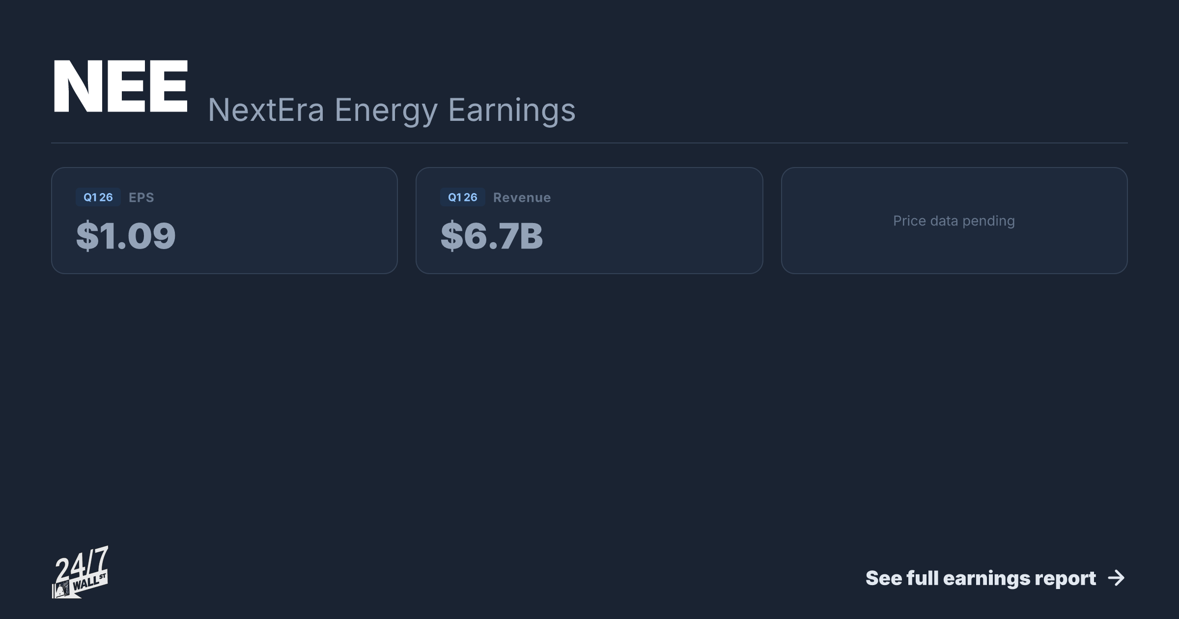 NextEra Energy (NEE) Earnings Report Q1 2026 | Beat, EPS & Revenue | 24 ...