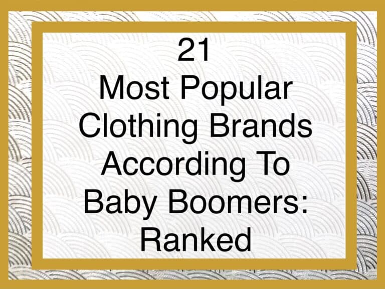 21 Most Popular Clothing Brands According to Baby Boomers: Ranked