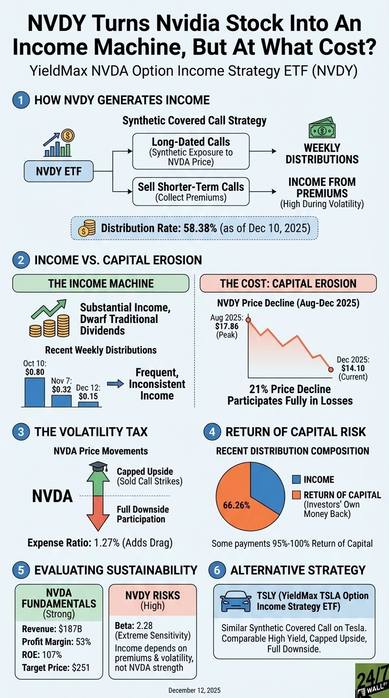 NVDY Offers 58% Yield on Nvidia Exposure, But Investors Are Getting ...