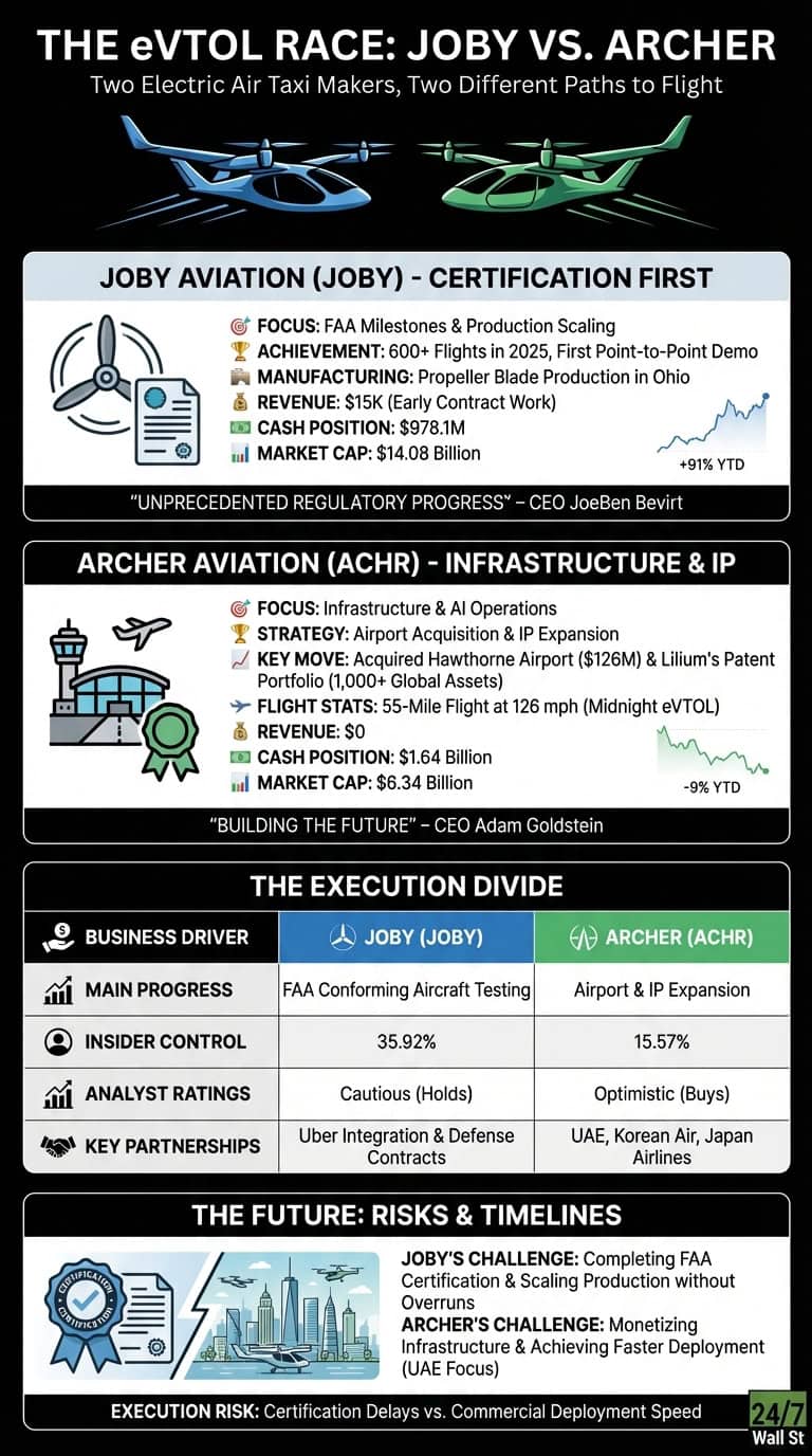 Archer Pours $126M Into Infrastructure as Joby Races Toward ...