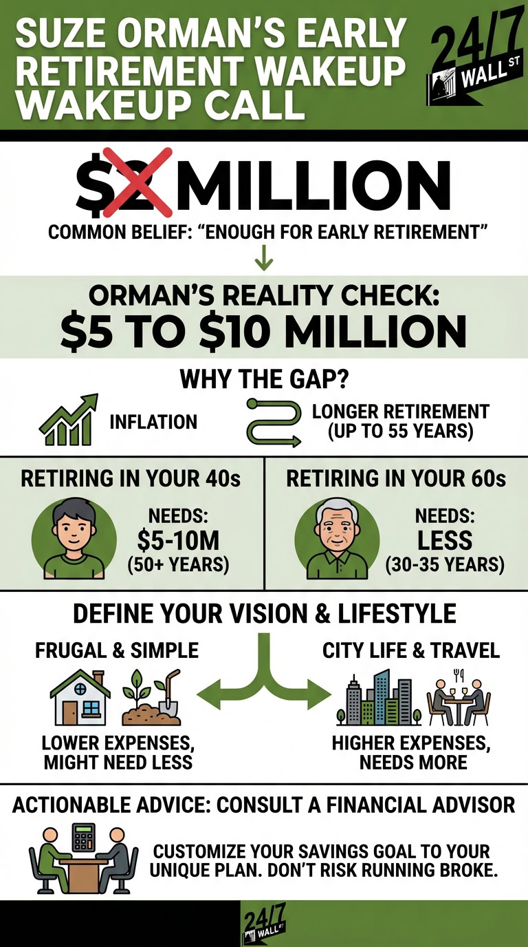 How Much Money Do You Need to Retire Early? Here's What Suze Orman Says ...
