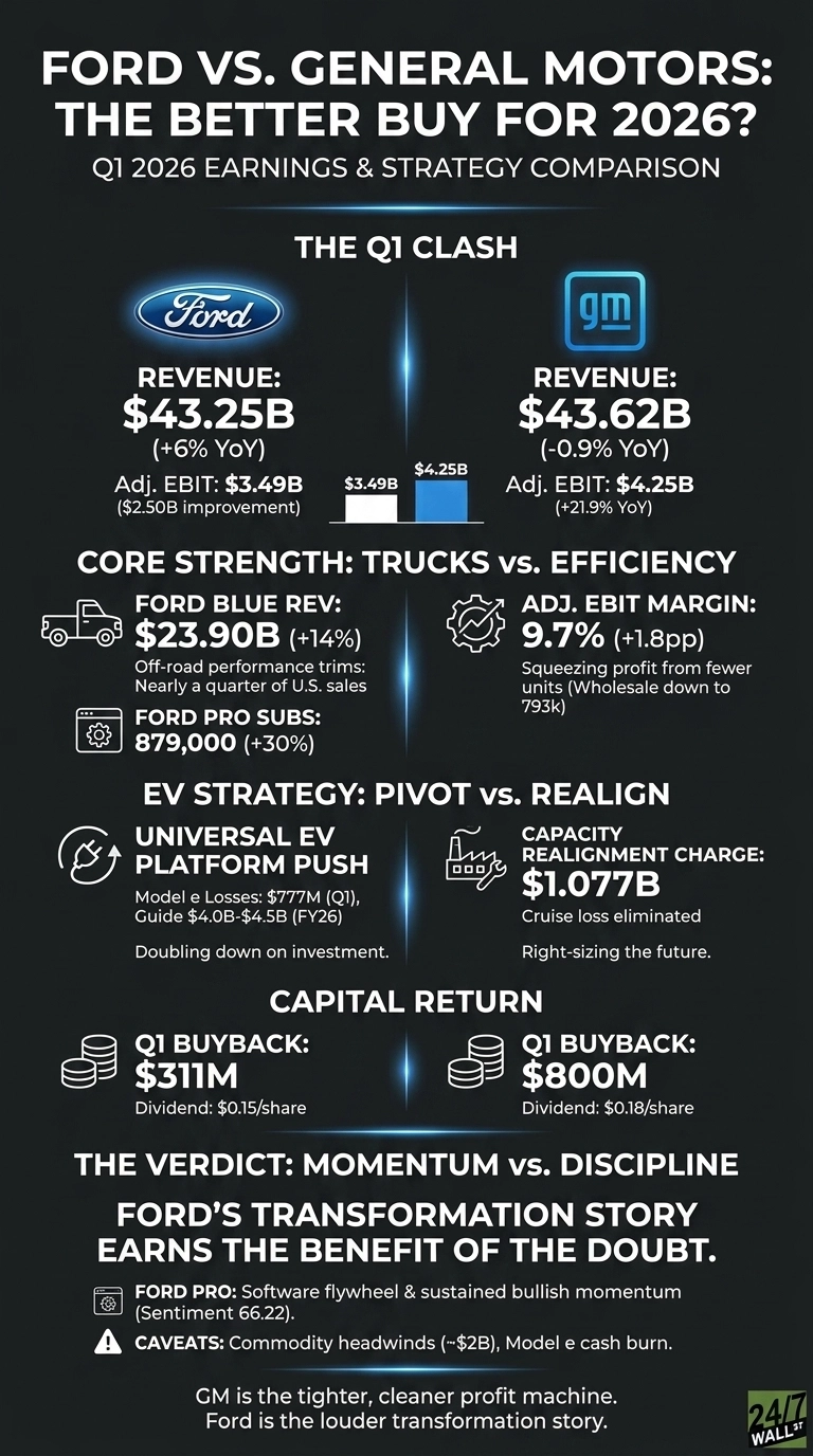 Ford vs GM: One Auto Giant Looks Much Stronger for 2026 - 24/7 Wall St.