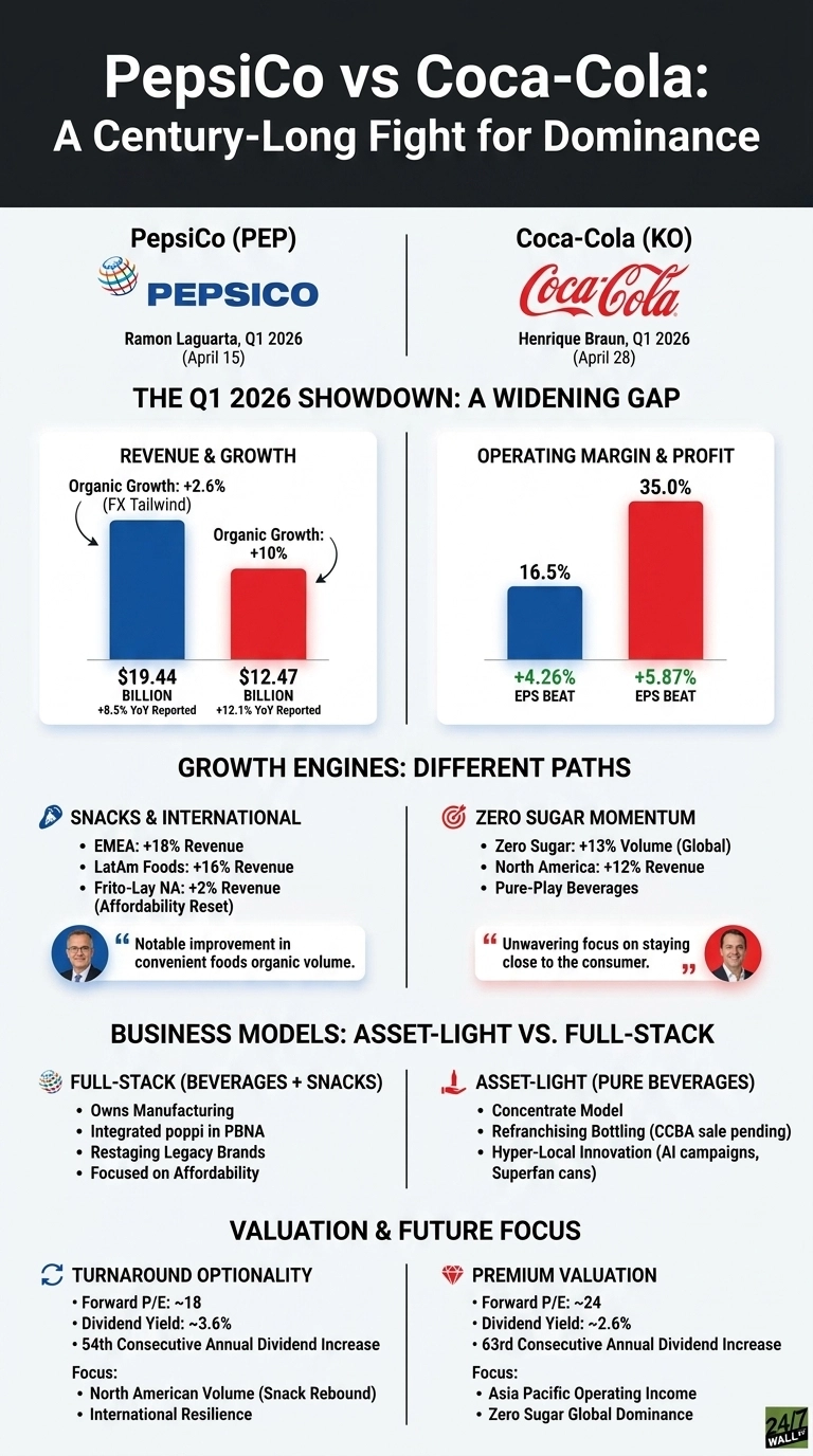 PepsiCo vs Coca-Cola: A Decade-Long Fight for Dominance - 24/7 Wall St.