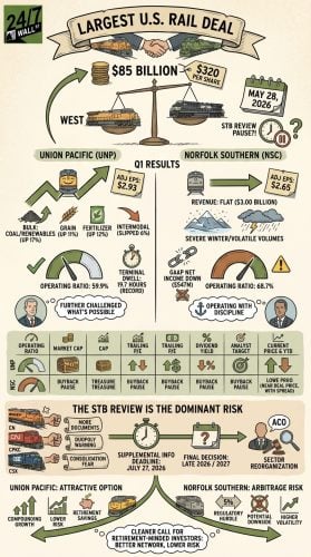 Union Pacific vs Norfolk Southern: Which Side of the Megamerger Should ...