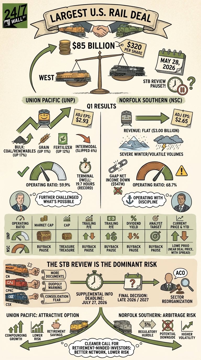 Union Pacific vs Norfolk Southern: Which Side of the Megamerger Should ...